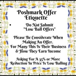Accessories | 6 Slides About Poshmark Offers Etiquette | Poshmark